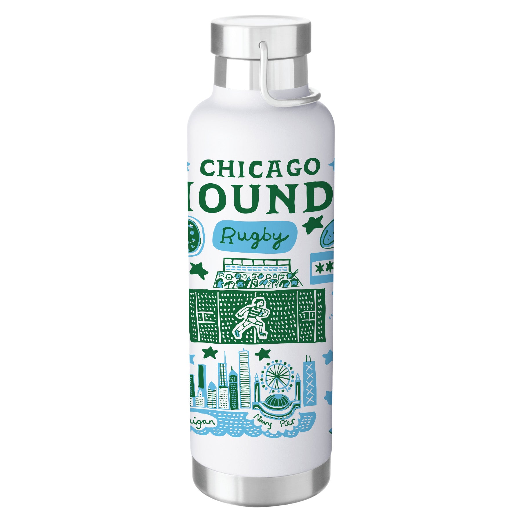 Chicago Hounds Julia Gash 24 oz Stainless Steel Water Bottle